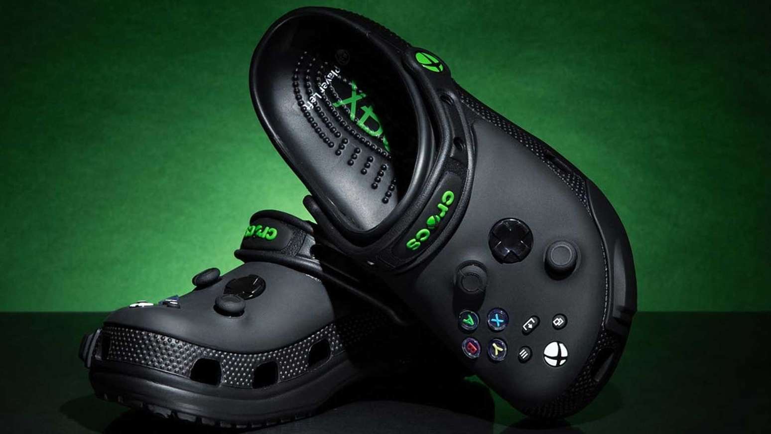 Crocs e Microsoft fecham parceria para lançar calçado inspirado no Xbox