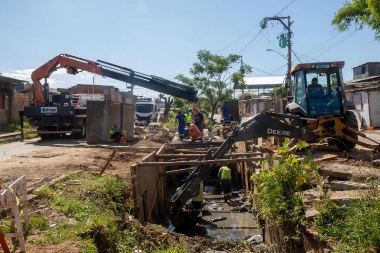 Dmae inicia reconstrução de galeria de drenagem no bairro Humaitá após ...