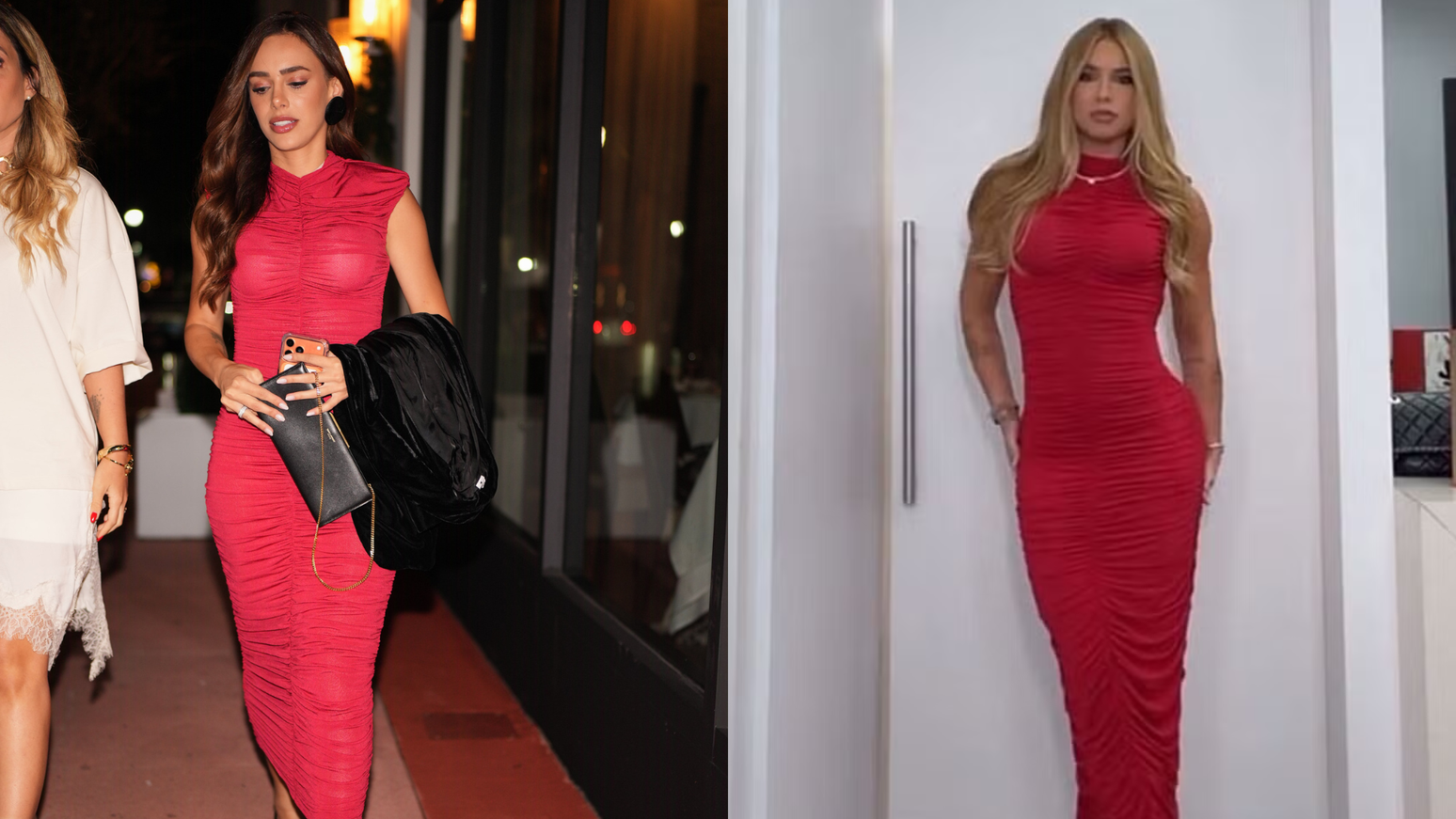 Bruna Biancardi repete vestido que foi usado por Virginia Fonseca