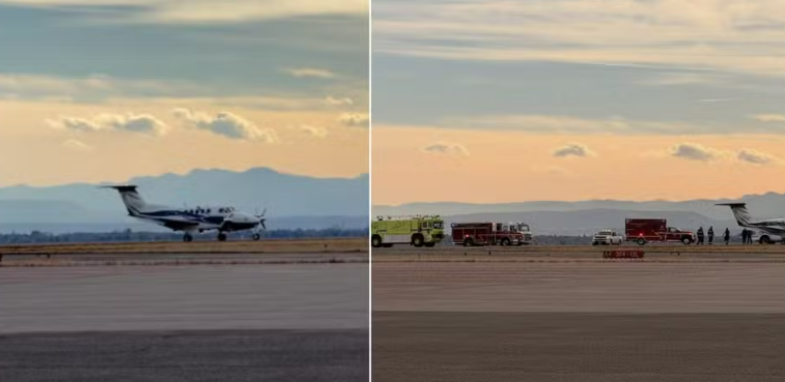 Avião pousa 'sozinho' nos EUA após sistema de emergência ser acionado