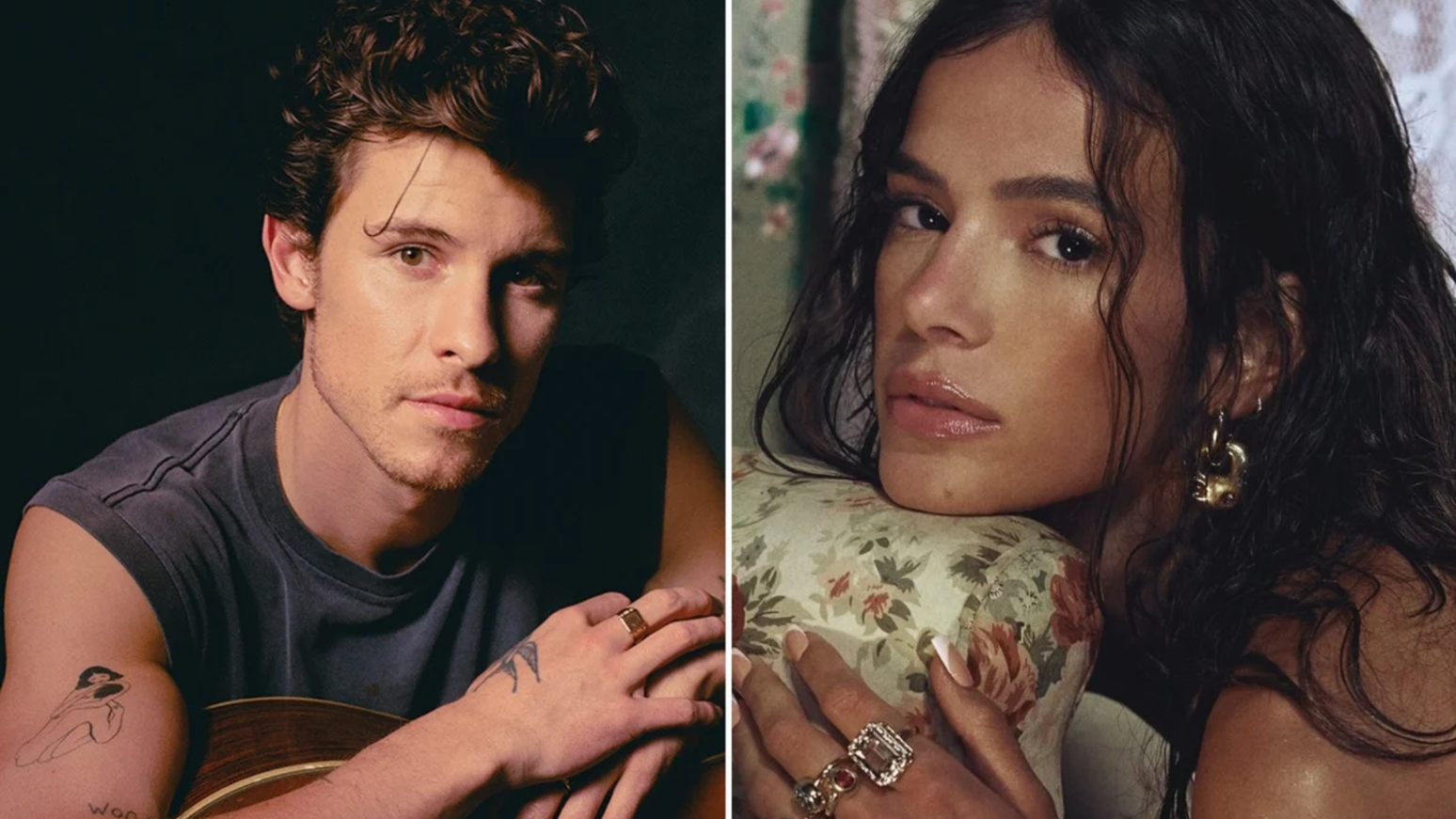 Bruna Marquezine e Shawn Mendes são flagrados aos beijos por fãs no mar ...