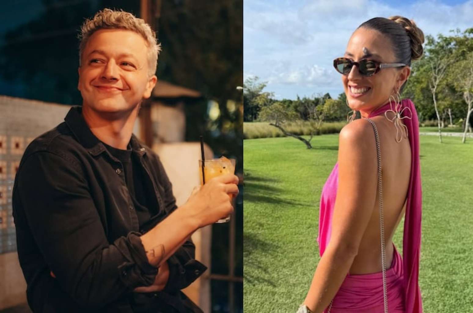 Lucas Lima e Nina Forlin assumem romance em viagem à África do Sul