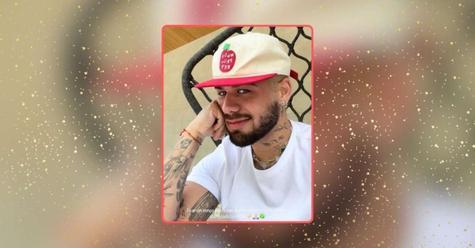 Zé Felipe para de beber no janeiro seco e surpreende fãs