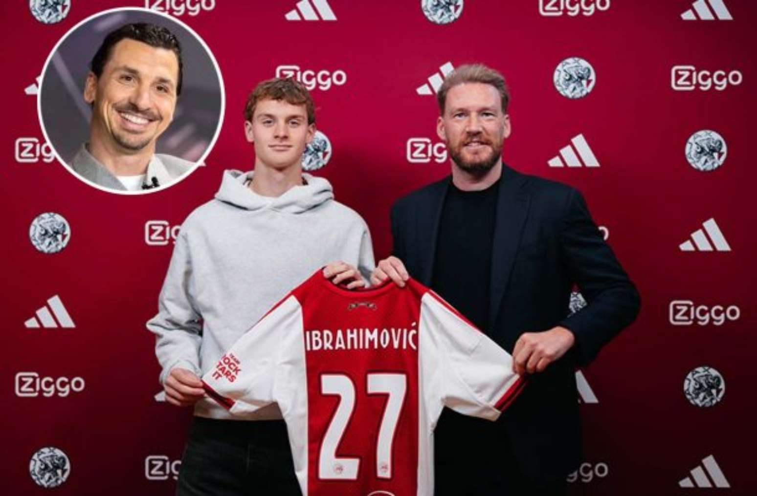 Ajax anuncia contratação de Maximilian, filho de Ibrahimovic