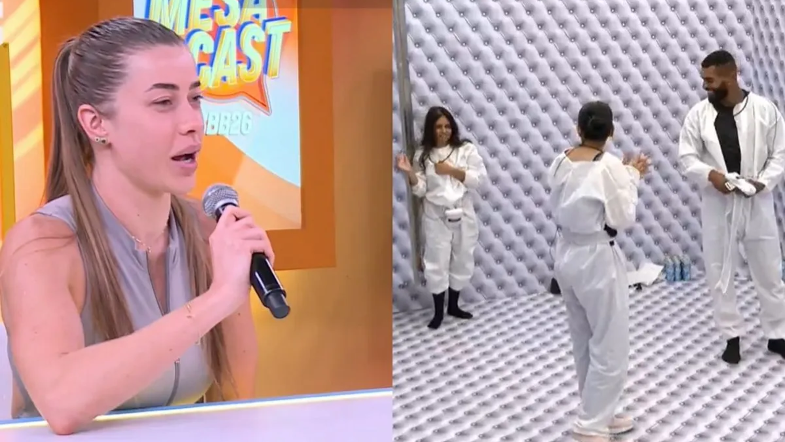 BBB 26: Elisa conta quem jogou fezes na parede do banheiro do Quarto Branco