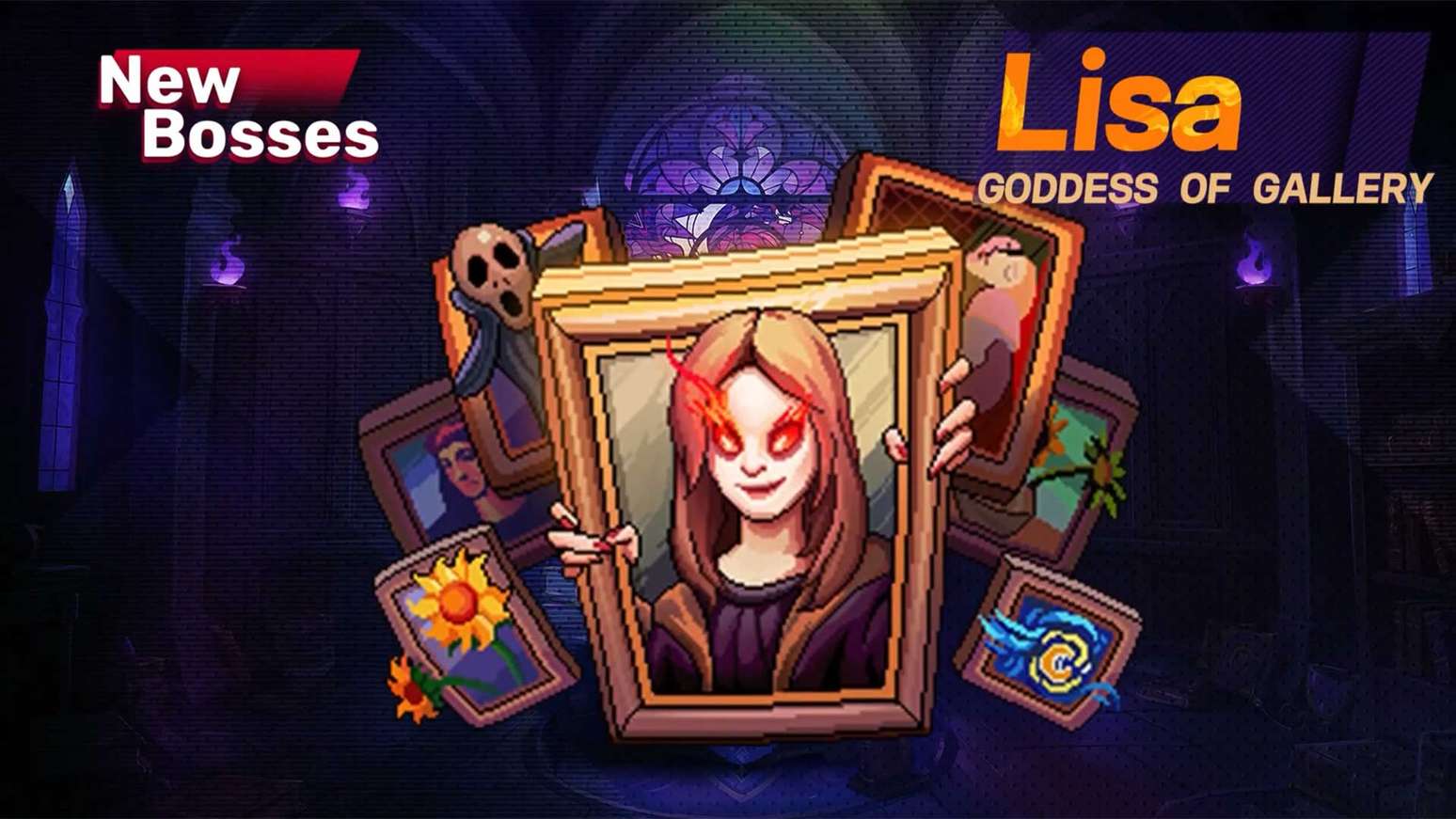 Neon Abyss 2 ganha nova personagem jogável e chefe inspirada em Mona Lisa