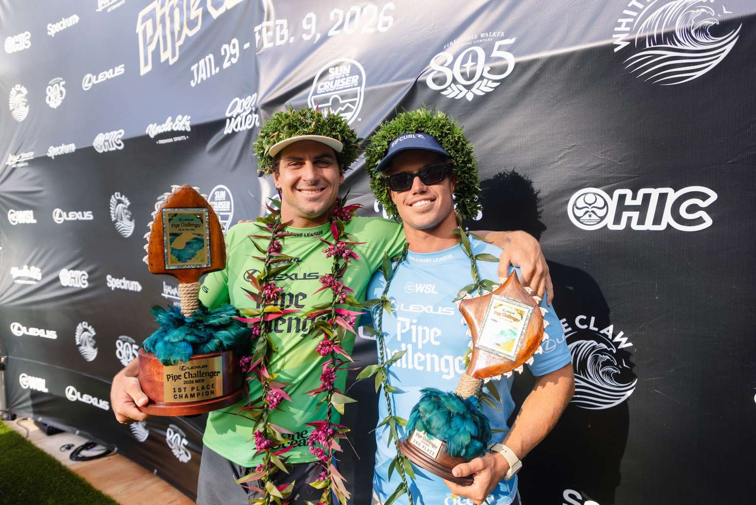 WSL: Austrália domina etapa masculina do Challenger Series em Pipeline