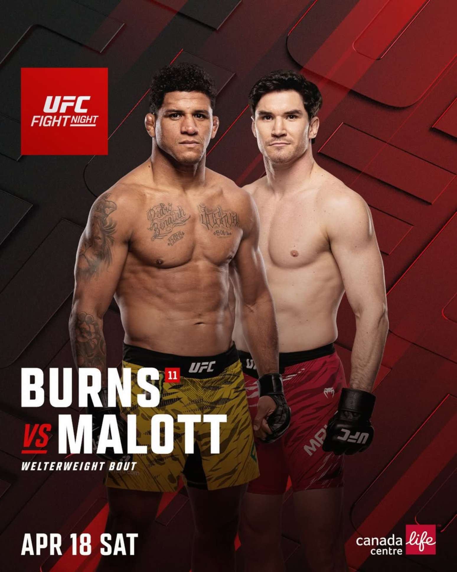 Gilbert Durinho fará luta principal de evento do UFC no Canadá