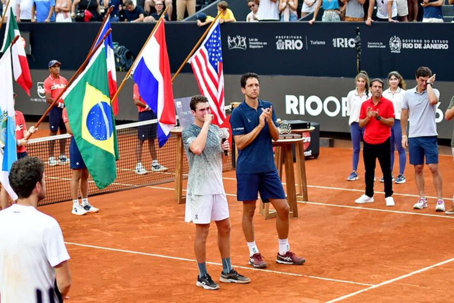 Choro, samba e elogio de rivais: João Fonseca e Marcelo Melo fazem ...