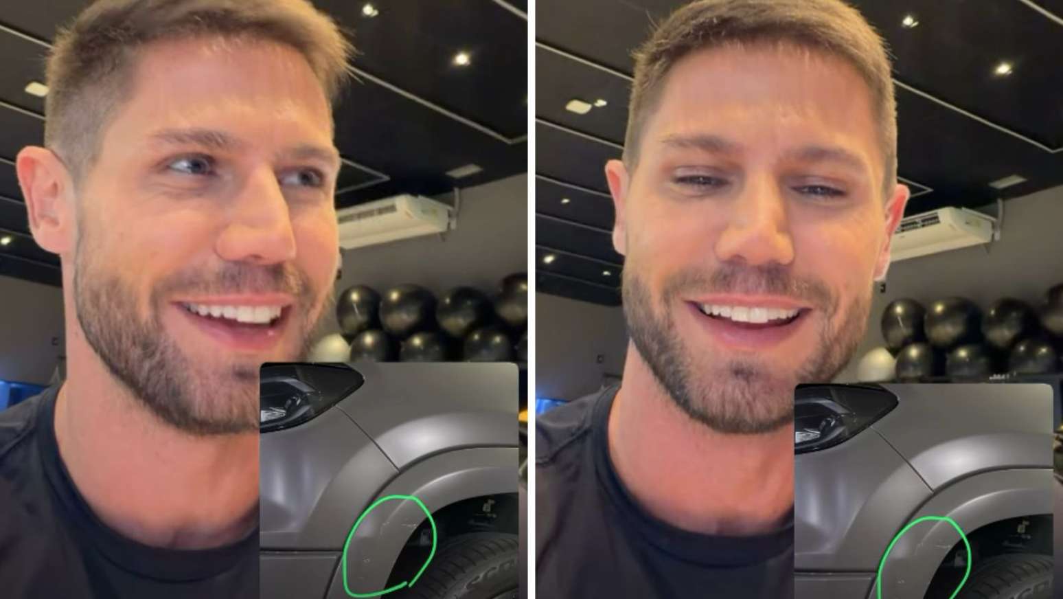 Ex-BBB Jonas tranquiliza fãs após acidente de carro: 'Raspadinha'