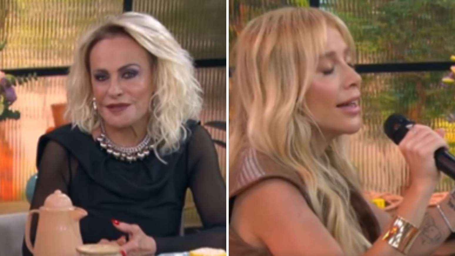 ESNOBOU? Ana Maria Braga solta a mão de Luiza Possi ao vivo e cena ...