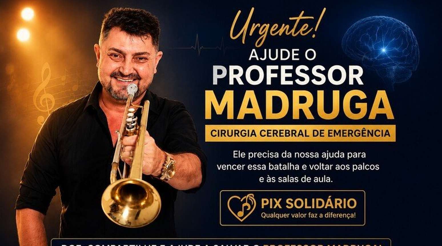 Ajude o Professor Madruga: Uma luta pela vida e pela música