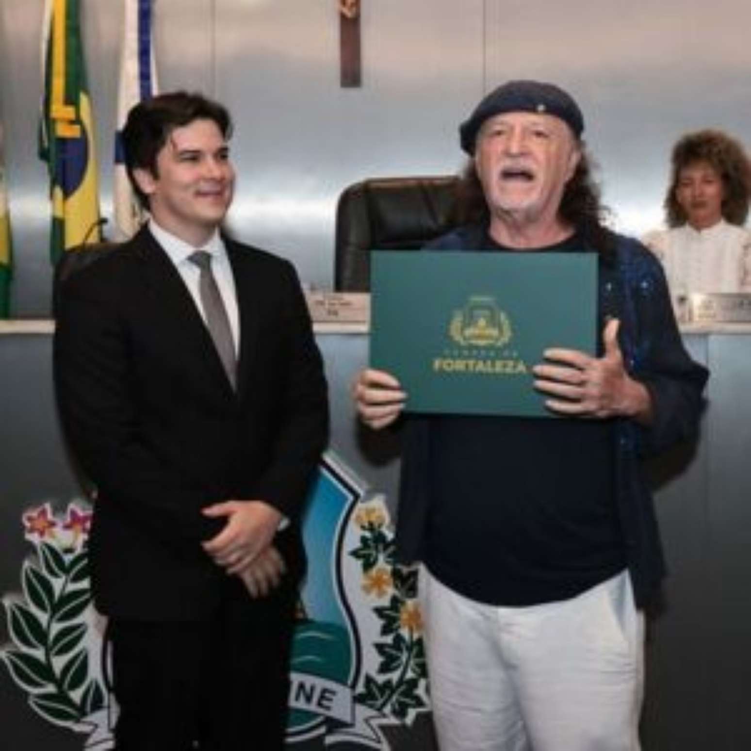 Homenagem a Alceu Valença em Fortaleza tem gafe com música de Zé Ramalho