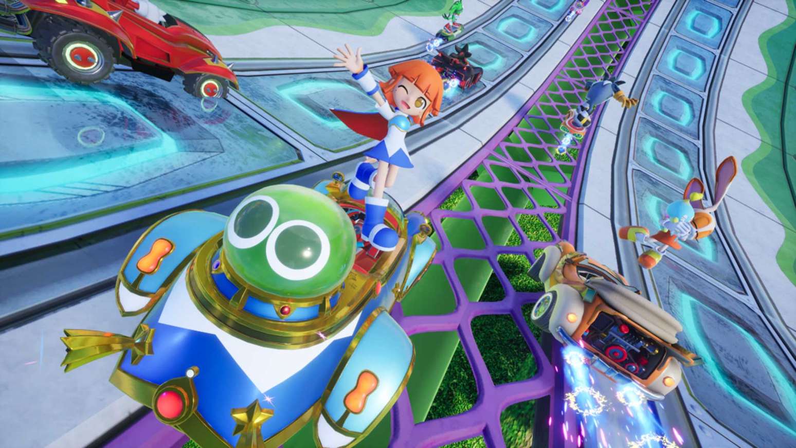 Sonic Racing: CrossWorlds recebe conteúdo gratuito de Puyo Puyo
