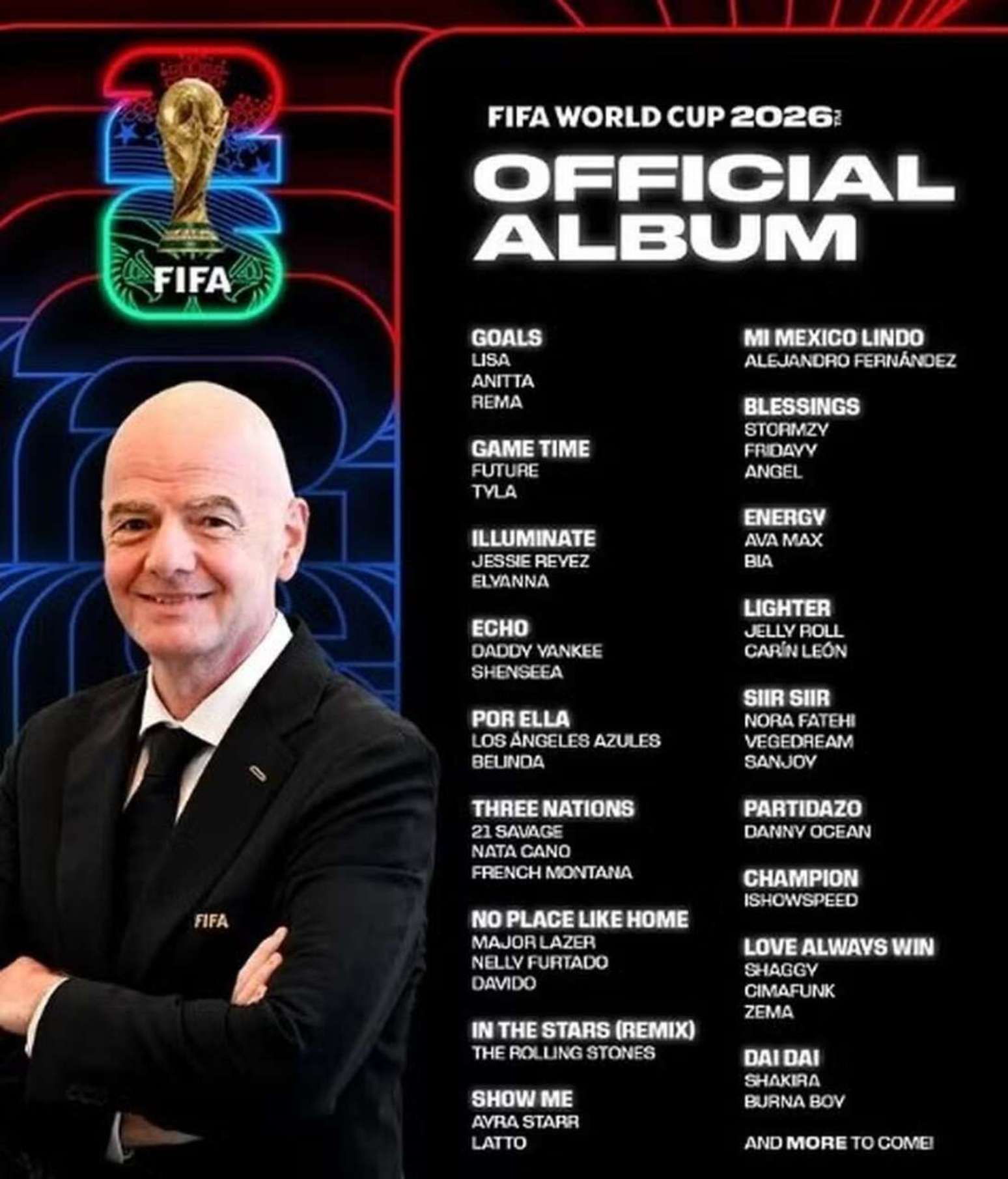 Anitta, Shakira e Rolling Stones estão no álbum oficial da Copa do ...