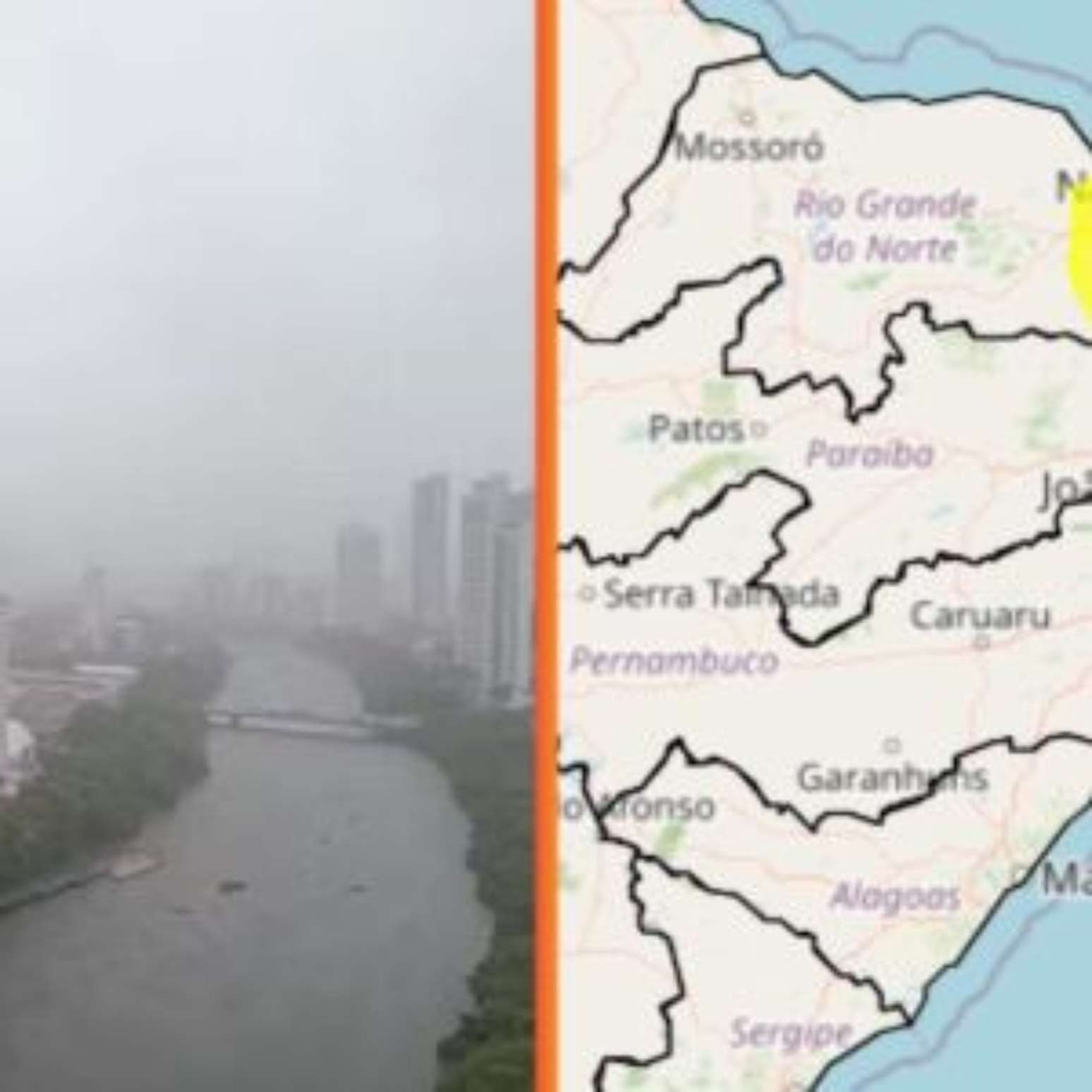 Inmet alerta para chuvas intensas no litoral de Pernambuco nesta terça ...