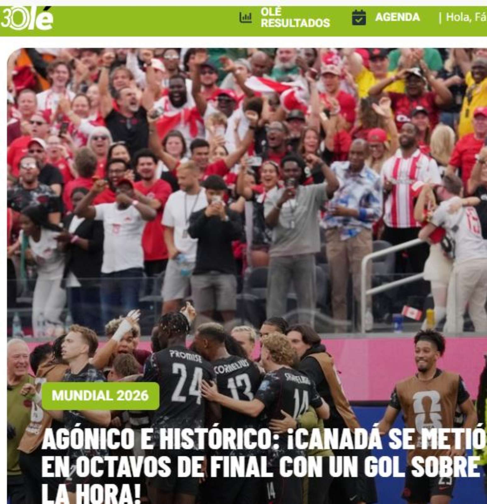 Jornais internacionais repercutem classificação inédita do Canadá às ...