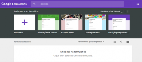 Aprenda como utilizar o Google Forms