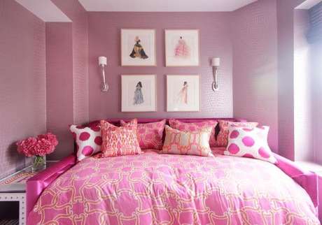 Quarto Rosa: Dicas de Como Decorar +80 Inspirações Incríveis