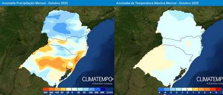 Região Sul: tendência do clima para a primavera 2020