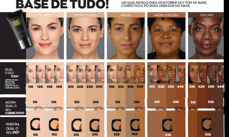 Marca lança sete cores de base para pele negra por R$ 59,90