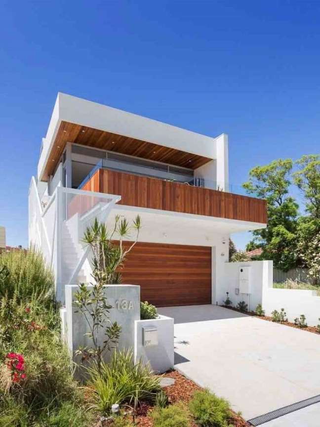 +69 Projetos Lindos de Casa Sobrado Para Se Inspirar e Construir