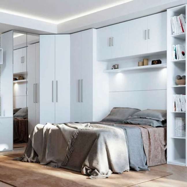 Guarda-Roupa com Cama Embutida: +48 Modelos e Dicas Para Otimizar Espaço
