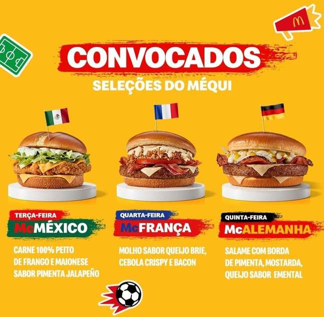 Com Tite, McDonald´s lança lanches da Copa 2022; veja o menu!