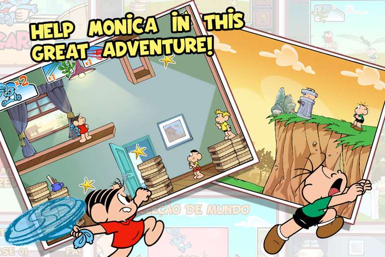 Mônica ganha jogo no estilo 'Angry Birds' para smartphones