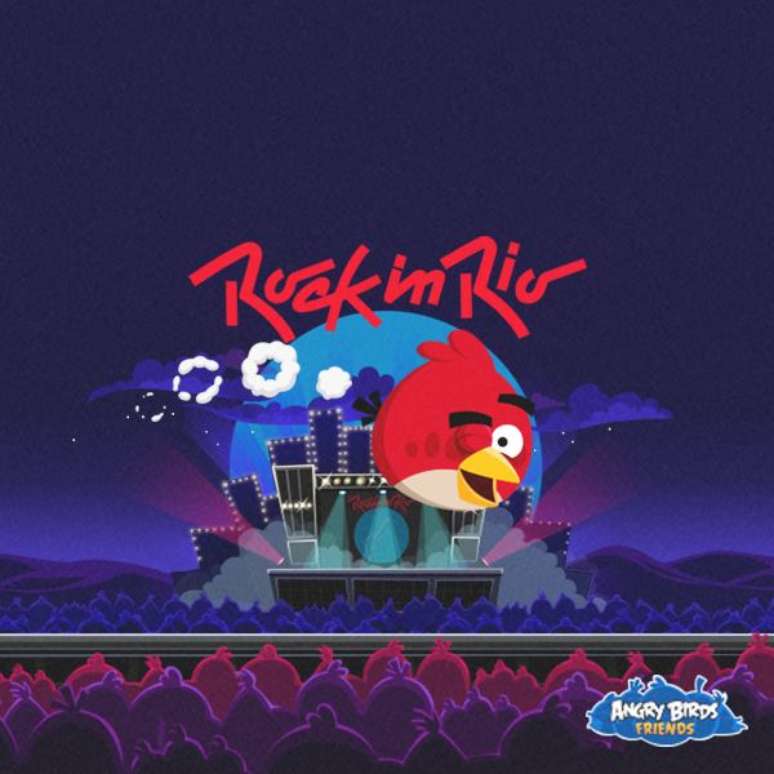 Rock in Rio terá versão exclusiva do jogo 'Angry Birds'