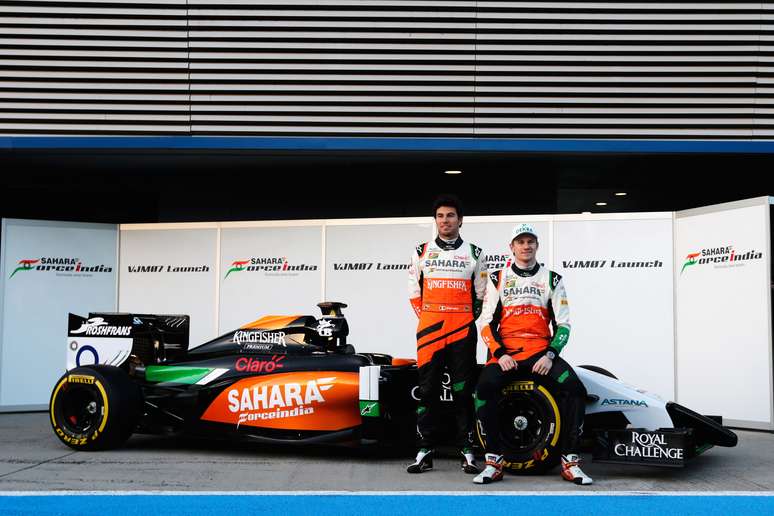 Após "lançamento virtual", Force India apresenta carro preto para 2014