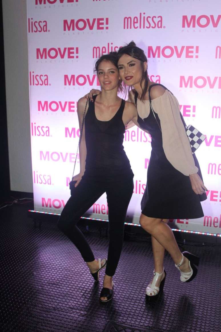 SPFW Inverno 2015: Laura Neiva e Fiorella Mattheis posam juntas