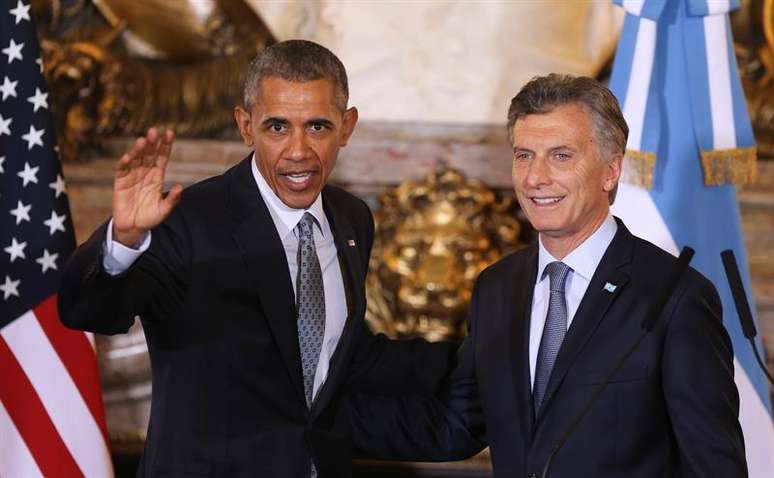 Macri destaca "liderança" de Obama e pede reforço do comércio bilateral