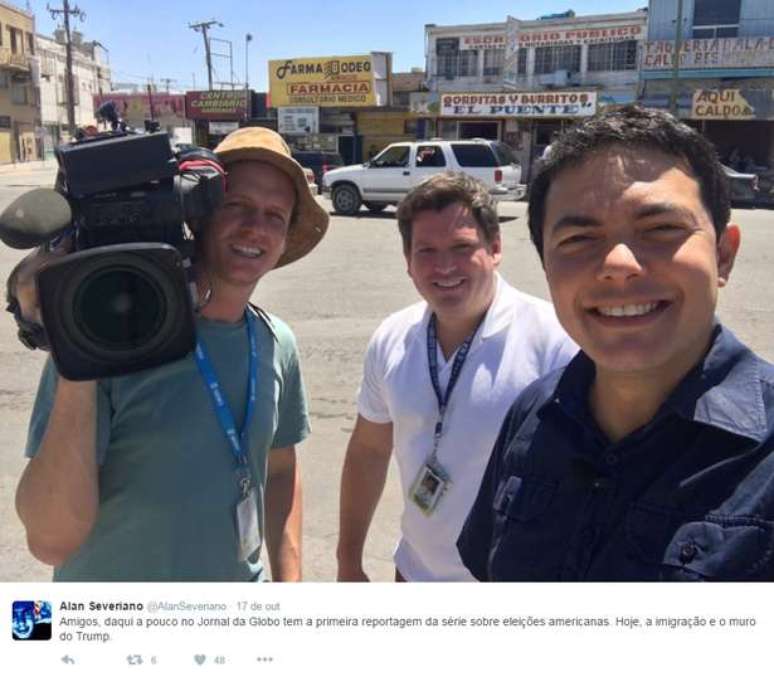 11 fotos de jornalistas brasileiros na eleição americana