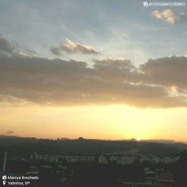 Veja como fica o tempo em SP