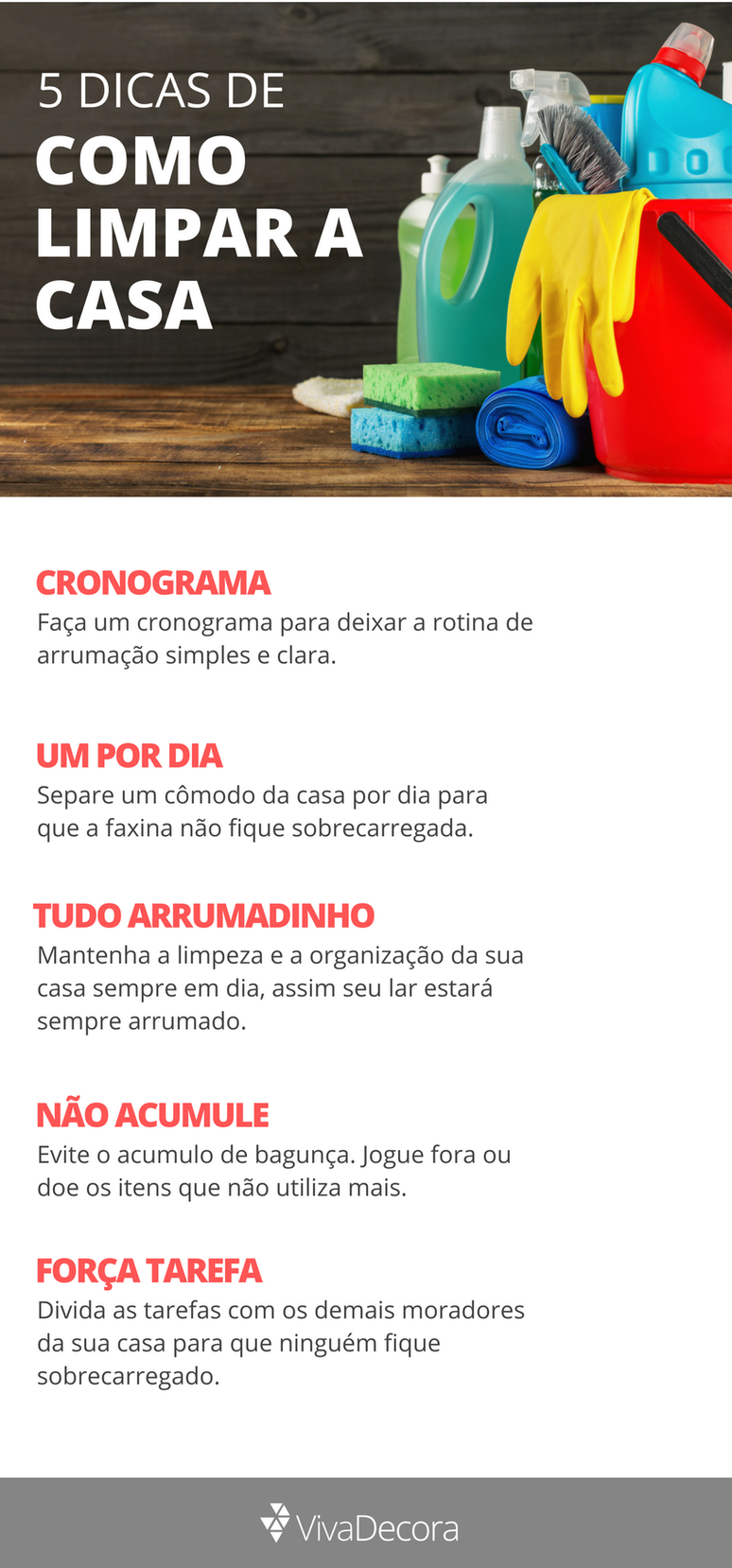 Como Arrumar a Casa: Veja Dicas Que Vão Facilitar a Sua Vida