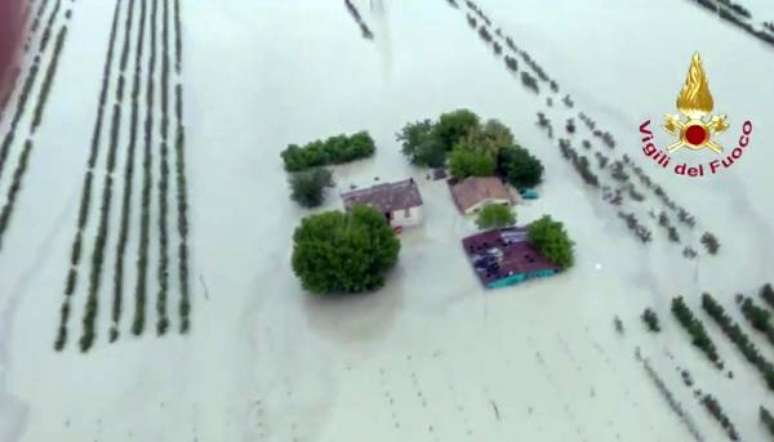 Inundações colocam região italiana em alerta vermelho