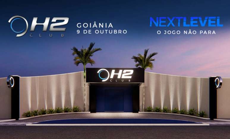 Unidade de Goiânia do H2 Club será inaugurada nesta quarta-feira (9)