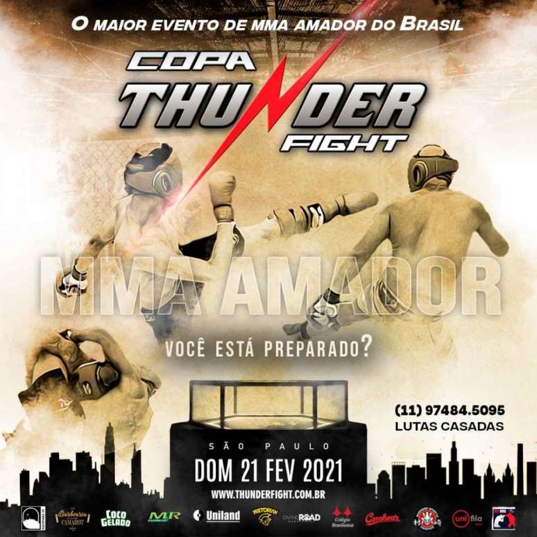 Thunder Fight inicia temporada 2021 em fevereiro, de olho em novos talentos