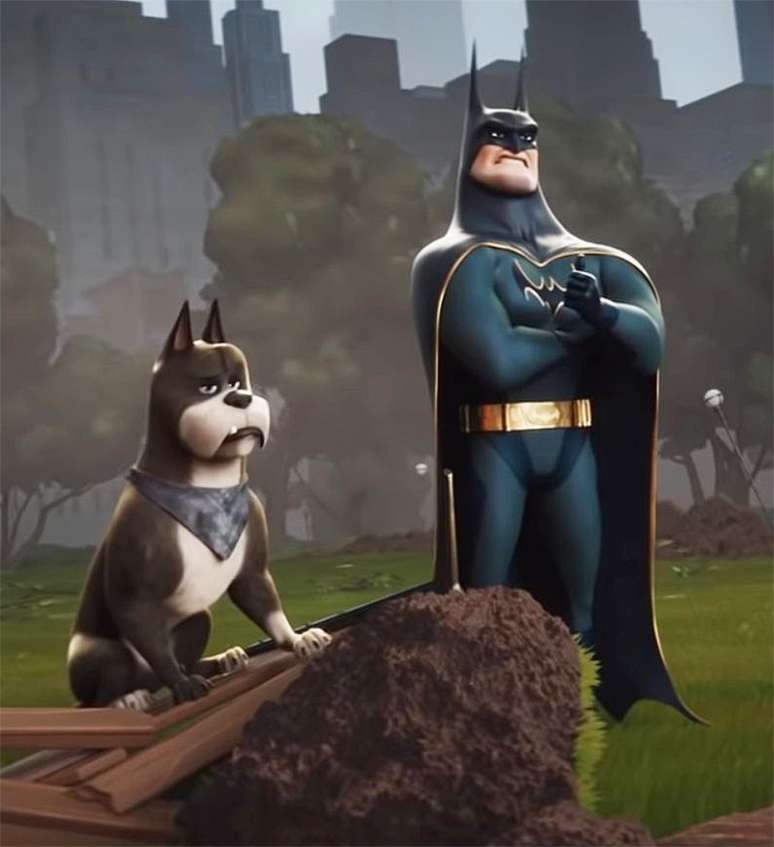 Batman de Keanu Reeves é destaque no novo trailer dos "Superpets"