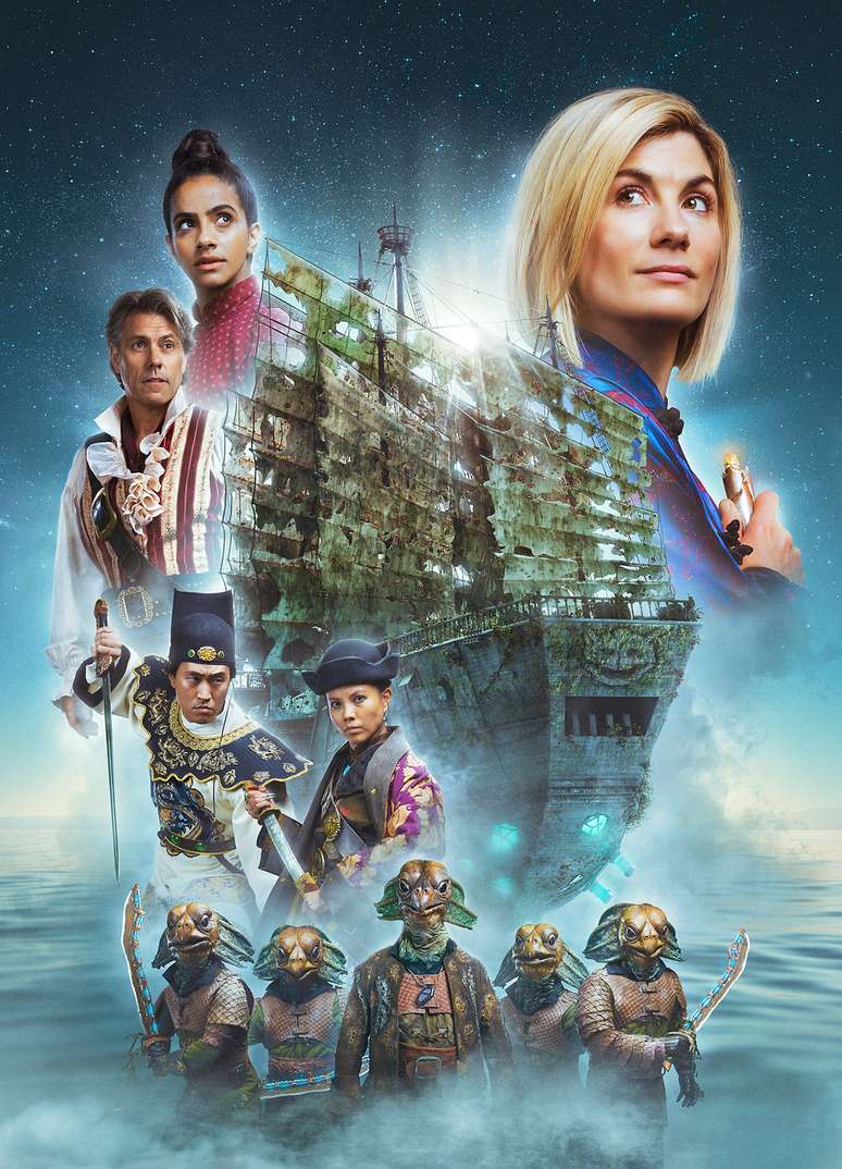 Trailer traz Doctor Who entre piratas e criaturas marinhas