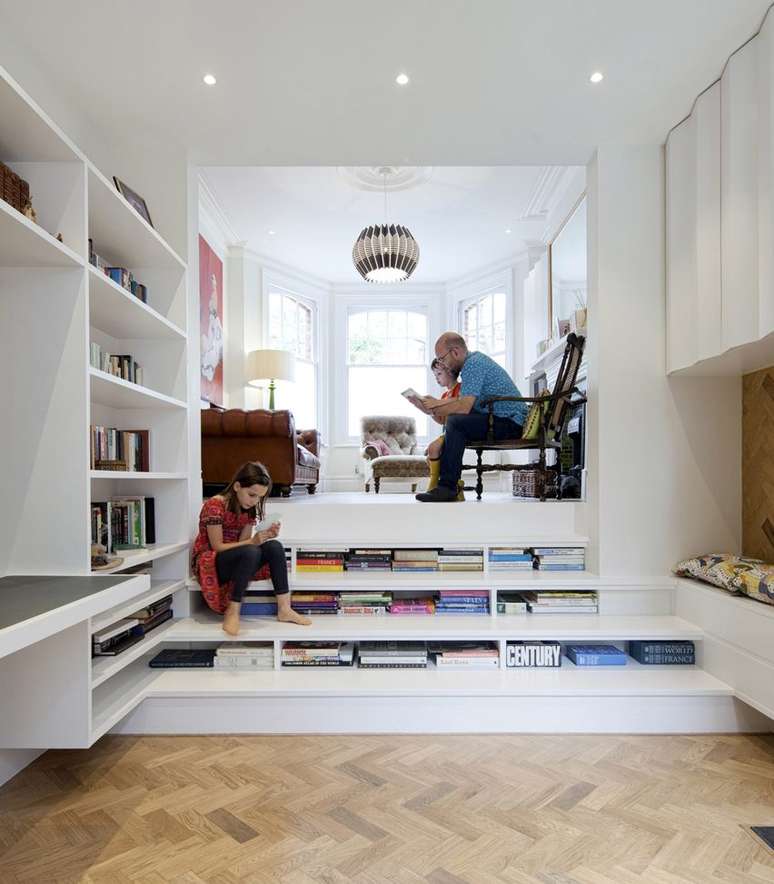 Escada-estante: veja esse móvel multifuncional e estiloso