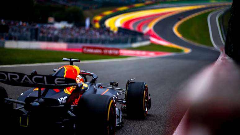 Com Perez à frente, Red Bull lidera treino da F1 na Bélgica
