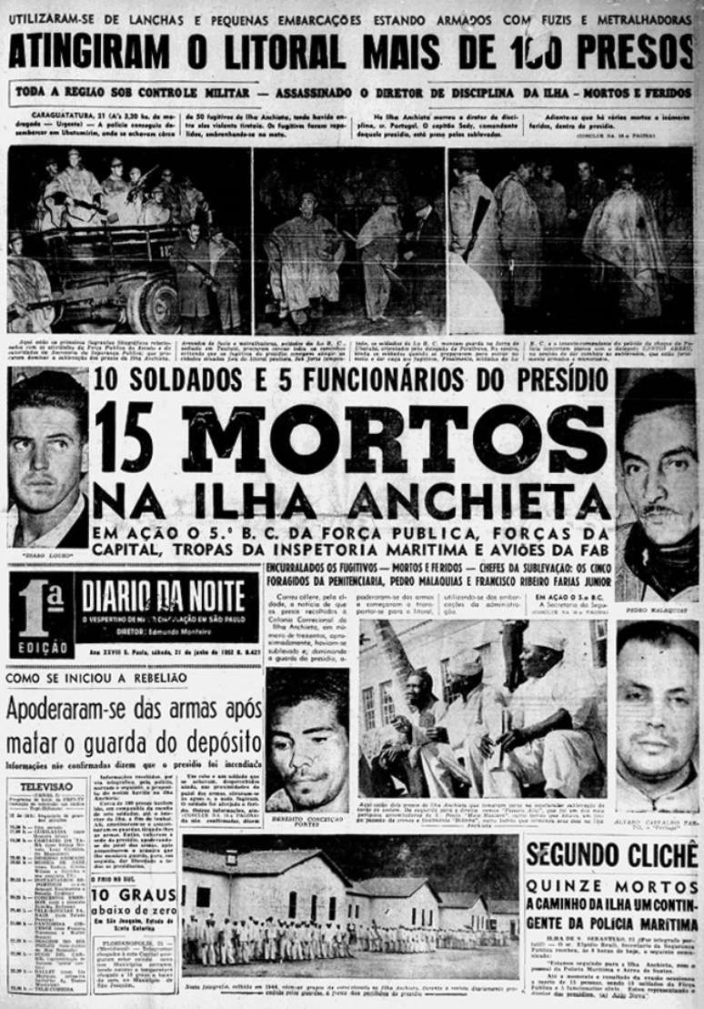 Rebelião Da Ilha Anchieta O Primeiro Grande Massacre Em Prisão Da