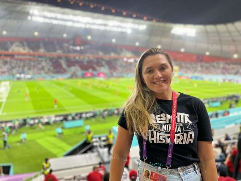 Ana Thaís Matos celebra presença na final da Copa do Mundo masculina e ...