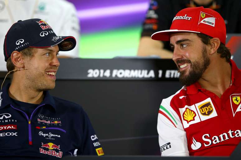 Vettel confessa admiração por Alonso, mas ressalva: "Nunca nos ...