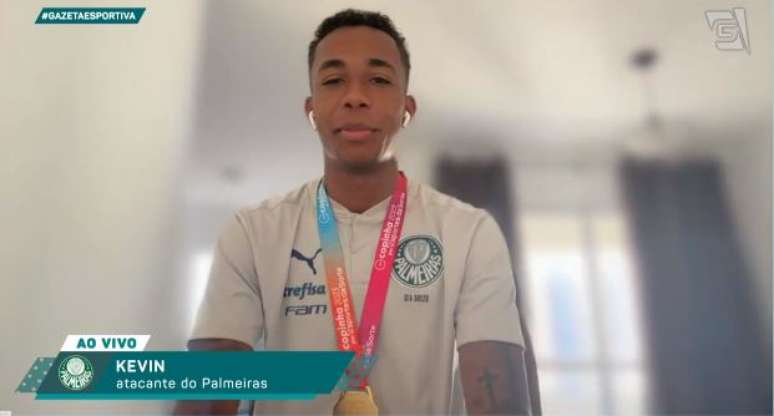 Kevin projeta seguir passos de Endrick no profissional do Palmeiras e ...