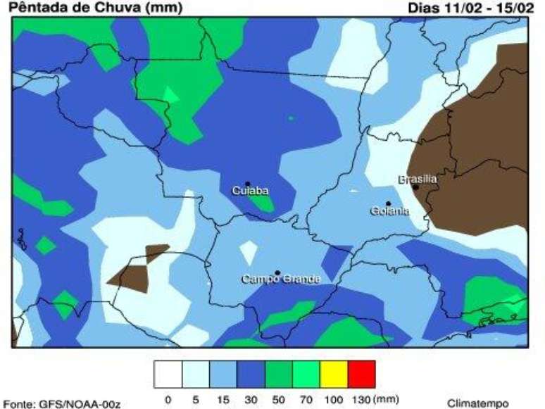 Chuva volumosa neste domingo e segunda no AM, PA, AP e em MT