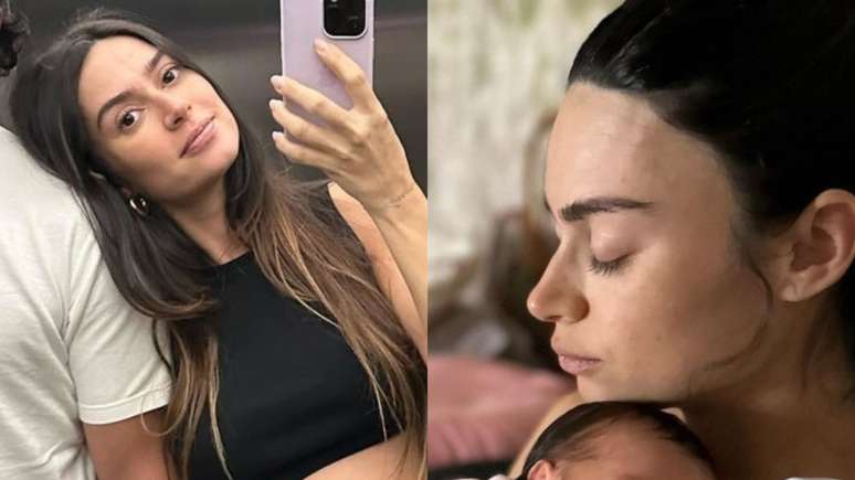 Após chorar em vídeo, Thaila Ayala aparece amamentando bebê e faz ...