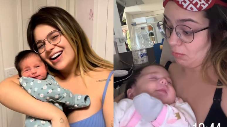 Viih Tube prepara mini spa para sua filha Lua de 2 meses